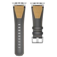 China Fashion Leather for Apple Watch Band Series 10 9 8 Ultra 2 1 42mm 44mm 45mm 49mm Luxury Metal Buckle Sports Breathable Strap for sale