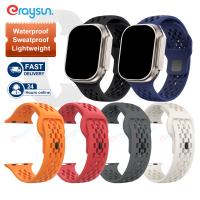 China Eraysun Soft Adjustable Breathable Rubber Smartwatch Band for Watch Ultra 2 1 42/44/45/49mm Series 8/9/10 Fashion Straps for sale