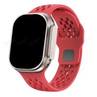 China Eraysun Soft Adjustable Breathable Rubber Smartwatch Band for Watch Ultra 2 1 42/44/45/49mm Series 8/9/10 Fashion Straps for sale