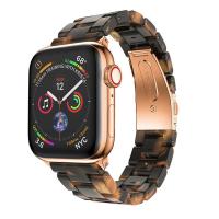 China Tortoise Shell Resin Band Strap Replacement for Apple Watch Series 1 2 3 4 for sale
