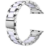 China ERaysun Stainless Steel Ceramic Strap Watchband for Watch 5 4 3 2 1 (38-44mm) Luxury Men Women for sale