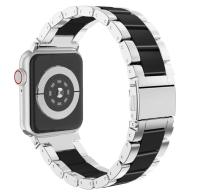 China ERaysun Stainless Steel Ceramic Strap Watchband for Watch 5 4 3 2 1 (38-44mm) Luxury Men Women for sale