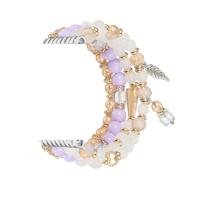 China Luxury Acrylic Glass for Apple Watch Band Bracelet IWatch 11/10/9/8/7 Boho Beads 42/44/45/49mm Women Ultra 3/2 Watch Strap for sale