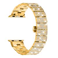 China Luxury Diamond Wristband 42/44/45/46/49mm Metal Stainless Steel for Apple Watch 7/8/9/10/11 Ultra 2  Watch Bands for sale