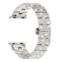 China Luxury Diamond Wristband 42/44/45/46/49mm Metal Stainless Steel for Apple Watch 7/8/9/10/11 Ultra 2  Watch Bands for sale