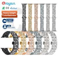 China Luxury Diamond Wristband 42/44/45/46/49mm Metal Stainless Steel for Apple Watch 7/8/9/10/11 Ultra 2  Watch Bands for sale
