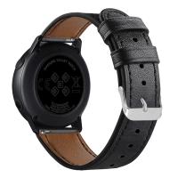 China Eraysun 20mm Universal Leather Strap Round Tail Watch Band for Samsung Galaxy Active for sale