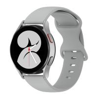 China Eraysun Luxury 20MM Butterfly Buckle Silicone Watchband for for Watch 4 40MM 44MM for sale