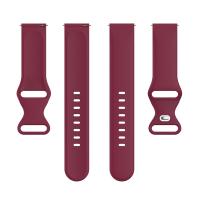 China Eraysun Luxury 20MM Butterfly Buckle Silicone Watchband for for Watch 4 40MM 44MM for sale