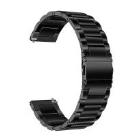 China Eraysun 22mm/20mm/18mm Three-bead Titanium Alloy Strap for Samsung Galaxy Watch3  Stainless Steel Bracelet Band for  Huawei GT2 for sale