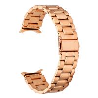 China Eraysun New Arrival 5 Bead Stainless Steel Watch Band for Samsung Galaxy Watch 4 40mm 44mm Smart Wristband Bracelet Strap for sale