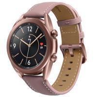 China Eraysun Genuine Leather Watch Bands for Samsung Galaxy Watch 3 41/45mm Replacement Fashion Wristband for sale