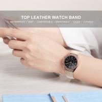 China Eraysun New Arrival Original Leather Strap Watch Band for Samsung Galaxy Watch 3 41mm 45mm for sale