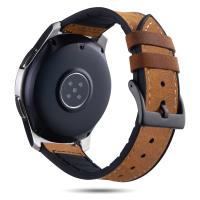 China Eraysun for Samsung Galaxy Watch 46mm Gear S3 Frontier/Classic Band 22mm Watch Band Silicone&Leather Bracelet for sale