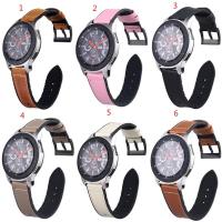 China Eraysun for Samsung Galaxy Watch 46mm Gear S3 Frontier/Classic Band 22mm Watch Band Silicone&Leather Bracelet for sale