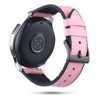 China Eraysun for Samsung Galaxy Watch 46mm Gear S3 Frontier/Classic Band 22mm Watch Band Silicone&Leather Bracelet for sale