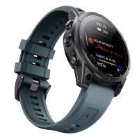 China Eraysun 20mm 22mm 26mm High Quality Outdoor Sport Quick Release Silicone Strap for Garmin Fenix 7 7S 7X 6S 5plus 6 Pro for sale