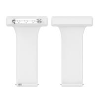 China Eraysun Luxury 20mm 22mm for for Watch 4 & Active 2 Silicone Watch Band Nurse Strap Brooch for sale
