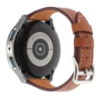 China Eraysun Vintage Handmade Watchband Wrist Band 20mm Genuine Leather for Samsung Smart Watch Band Straps for sale