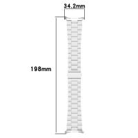 China Eraysun Luxury Stainless Steel Three Bead Steel Belt for Samsung Watch 7 Ultra 47mm Watch Accessories Watch Strap for sale