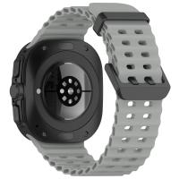 China Eraysun Sports Hollow Silicone Watch Strap for Samsung Watch 7 Ultra 47mm Watch Bands Watch Accessories for sale