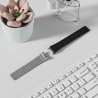 China Eraysun New Style Magnetic Silicone Color Contrast Watch Band for Samsung Watch 4 /5 /6  20mm Smart Watch Band for sale