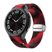 China Eraysun Quick Fit Soft Magnetic Silicone Strap for Samsung Galaxy Watch 6 Classic 47mm 43mm 6/5/4 No Gaps Sports Band Bracelet for sale