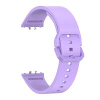 China Eraysun New Hot Seller  Colorful Buckle Rubber Strap Silicone Watch Band for Samsung Fit 3 Breathable Watch Bands for sale