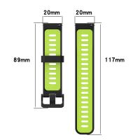 China 20mm High Quality Watch Bands for Samsung Galaxy Watch 4 Strap Double Color Style Active 2 Silicone Bands Galaxy Watch 4 Strap for sale