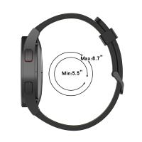 China 20mm High Quality Watch Bands for Samsung Galaxy Watch 4 Strap Double Color Style Active 2 Silicone Bands Galaxy Watch 4 Strap for sale