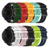 China Dual Color Texture Smartwatch Strap Double Color Silicone Watch Bands for Garmin Venu 2 Active Forerunner745 Silicone Strap 20mm for sale