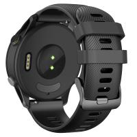 China Eraysun 22mm Official Quick Fit Luxury Adjustable Soft Rubber Watch Band for Garmin Forerunner 255 Replacement Smart Watch for sale