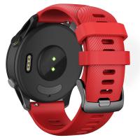 China Eraysun 22mm Official Quick Fit Luxury Adjustable Soft Rubber Watch Band for Garmin Forerunner 255 Replacement Smart Watch for sale