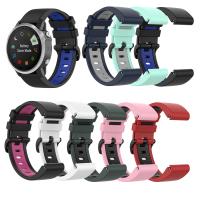 China Eraysun Silicone Strap for Garmin Fenix 7S Watch Band Sports Soft Bracelet Solid Color Replacement Breathable Watch Bands for sale
