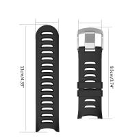 China Eraysun Fashion Silicone Replacement Wristband Strap Watch Band for Garmin Forerunner 610 for sale