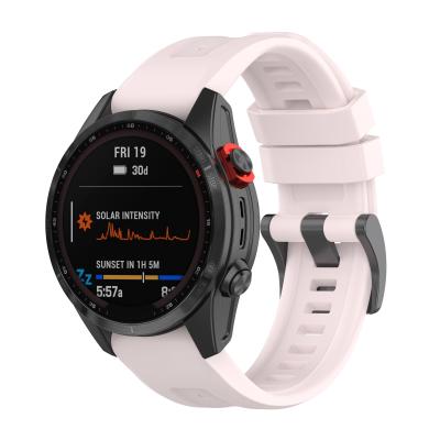 China Eraysun 26 22 20mm Silicone Band for Garmin Fenix 7 7S 7X Watchbands Band Quick Release Silicone WristBand Silicone Strap for sale