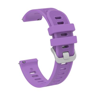 China Eraysun Luxury Soft Silicone Strap for Garmin Smart Band Replacement Sport Wristband for Garmin 158 Watch for sale