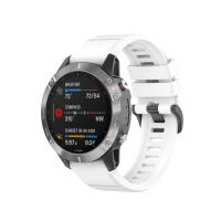 China 22mm Silicone Strap  for Garmin Fenix 7 Watch Band Sports Soft Watchband Bracelet Solid Color Wriststrap Replacement Band for sale