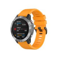 China 22mm Silicone Strap  for Garmin Fenix 7 Watch Band Sports Soft Watchband Bracelet Solid Color Wriststrap Replacement Band for sale