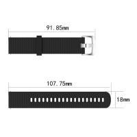 China Eraysun 18mm Sport Silicone Wrist Strap for Garmin Vivoactive 4S Smart Watch Bands for sale