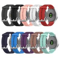 China Eraysun 18mm Sport Silicone Wrist Strap for Garmin Vivoactive 4S Smart Watch Bands for sale