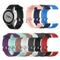 China Eraysun 18mm Sport Silicone Wrist Strap for Garmin Vivoactive 4S Smart Watch Bands for sale