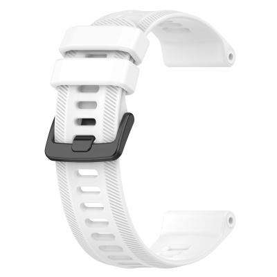 China Eraysun Screw Clasp Strap for Garmin Forerunner 955 Fenix6 5 Instinct Smartwatch Breathable Colorful Silicone Easyfit Watch Band for sale