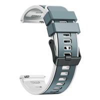 China Eraysun 20mm Factory Price Silicone Band for Garmin Forerunner 645 Double Color Smart Replacement Strap for Samsung Active 2 for sale