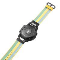 China Eraysun Sport Wristbands Quick Release 22mm Braided Nylon Watch Strap Band for Garmin Fenix 5 & 5 Plus Forerunner 935 for sale