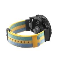 China Eraysun Sport Wristbands Quick Release 22mm Braided Nylon Watch Strap Band for Garmin Fenix 5 & 5 Plus Forerunner 935 for sale