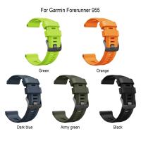 China Eraysun Fashion Smart Silicone Watch Strap Replacement Band 22mm for Garmin Forerunner 955 for sale