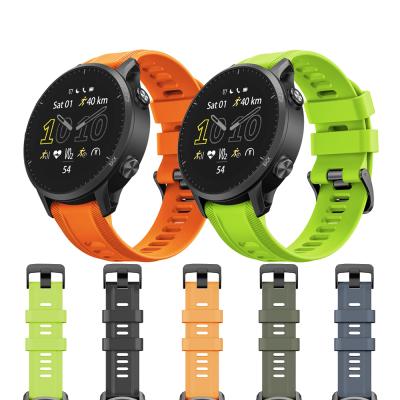 China Eraysun Fashion Smart Silicone Watch Strap Replacement Band 22mm for Garmin Forerunner 955 for sale