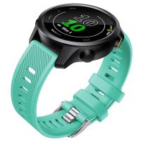 China Smart Watch WristBand 20mm Sport Silicone Bracelet Accessories Silicone Strap Band for Garmin Forerunner 55 158 245 245M 645 for sale