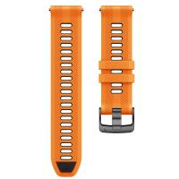 China Eraysun Quick Release Two Colors Silicone Sport Strap Soft Rubber Waterproof Fashion Smart Watch Band for Garmin Forerunner 965 for sale